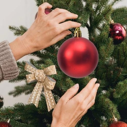 Solid colored christmas balls store